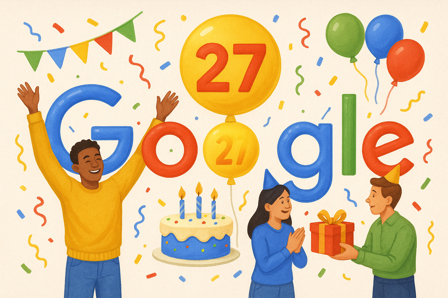 Google 27th Birthday:9 Surprising Things to Know Date, Doodle, History ...